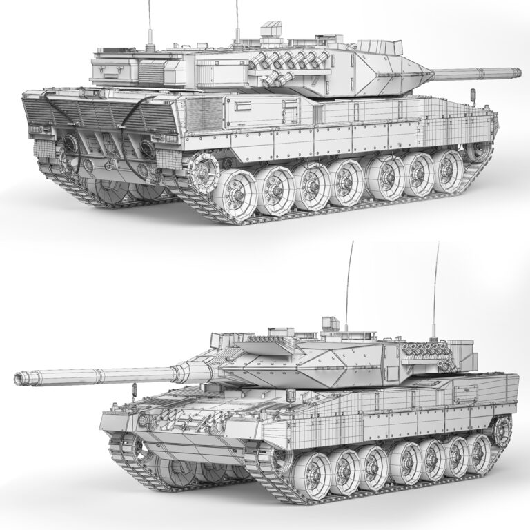 Tank Leopard 2A7 2006 (340608) 3D model - Download 3D model Tank ...