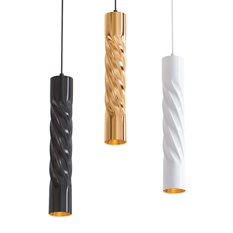 Cylinder Pipe pendant light (340644) 3D model - Download 3D model ...