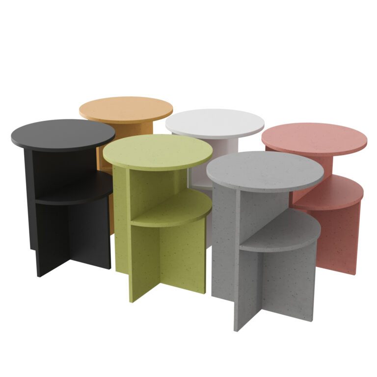 Halves Side Table (340685) 3D model - Download 3D model Halves Side ...
