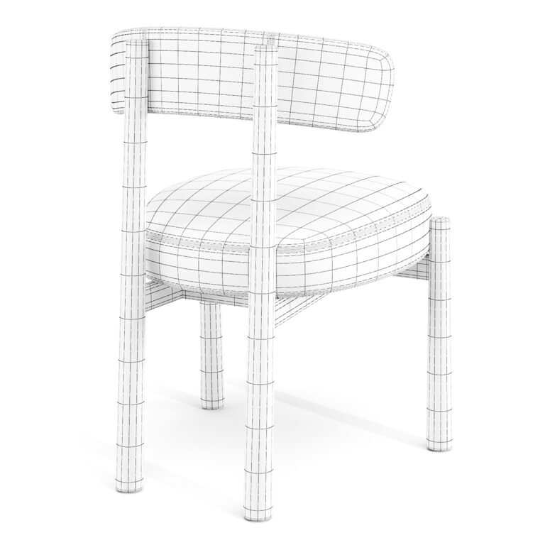 Coedition Dalya Dining Chair (340878) 3D model - Download 3D model ...