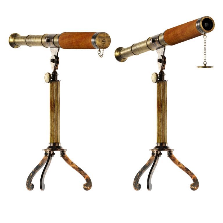 Antique Telescope (341148) 3D model - Download 3D model Antique ...