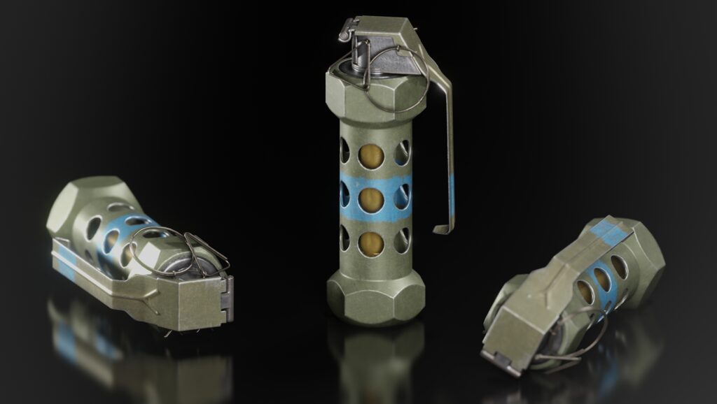 Flashbang M84 (341415) 3D model - Download 3D model Flashbang M84 ...