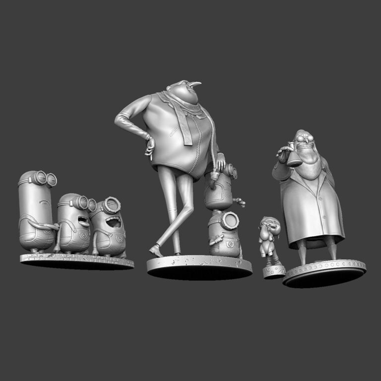 Despicable Me. Set for 3D PRINT. (341907) 3D model - Download 3D model ...