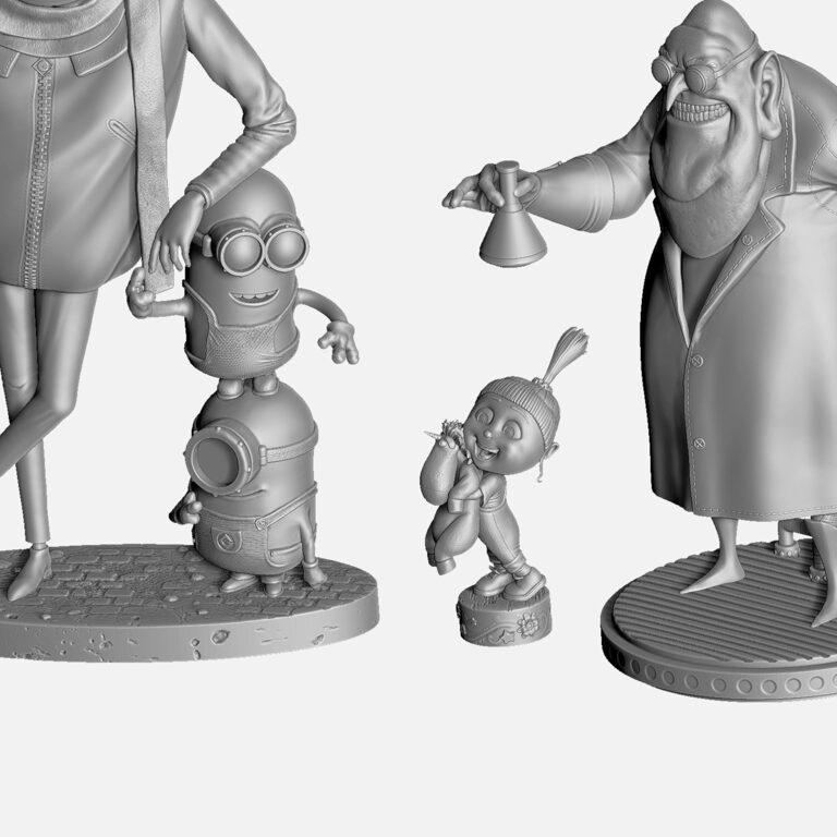 Despicable Me. Set for 3D PRINT. (341907) 3D model - Download 3D model ...
