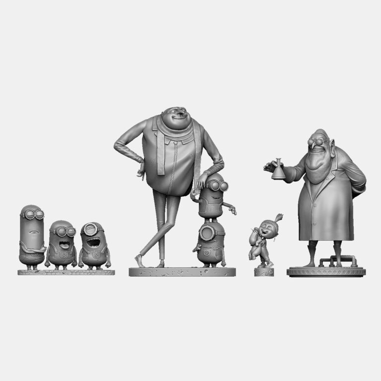 Despicable Me. Set for 3D PRINT. (341907) 3D model - Download 3D model ...