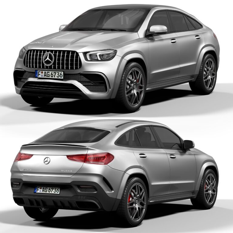 Benz amg gle 63 s car (341940) 3D model - Download 3D model Benz amg ...