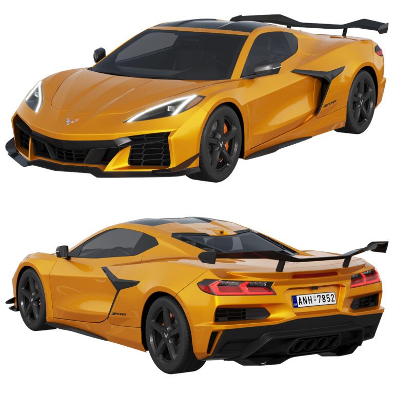 Chevrolet Corvette Z06 (341947) 3D model - Download 3D model Chevrolet ...