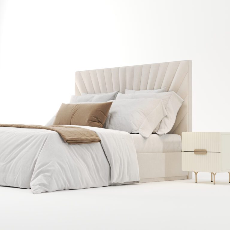 Elliot Deco Bed (342162) 3D model - Download 3D model Elliot Deco Bed ...