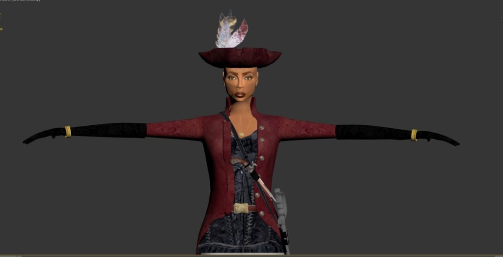 Female Pirate Models Pirate Girl 3d Model
