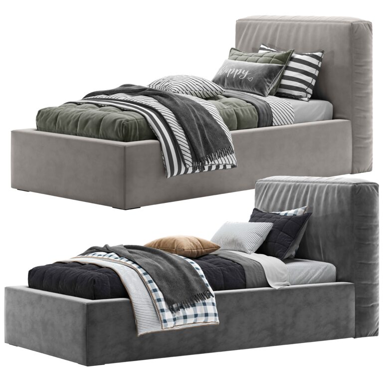 Ren Children's Bed (342579) 3D model - Download 3D model Ren Children's ...