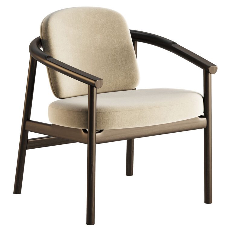 MAYIDA 04 By Very Wood armchair (342586) 3D model - Download 3D model ...