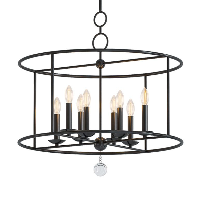 Bronze Cameron 8 Light Chandelier 24 (342612) 3D model - Download 3D ...
