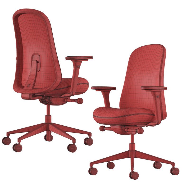 Herman Miller Lino Office Chair (34270) 3D model - Download 3D model ...