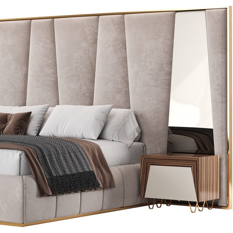 Lit complet XXL bed (342786) 3D model - Download 3D model Lit complet ...