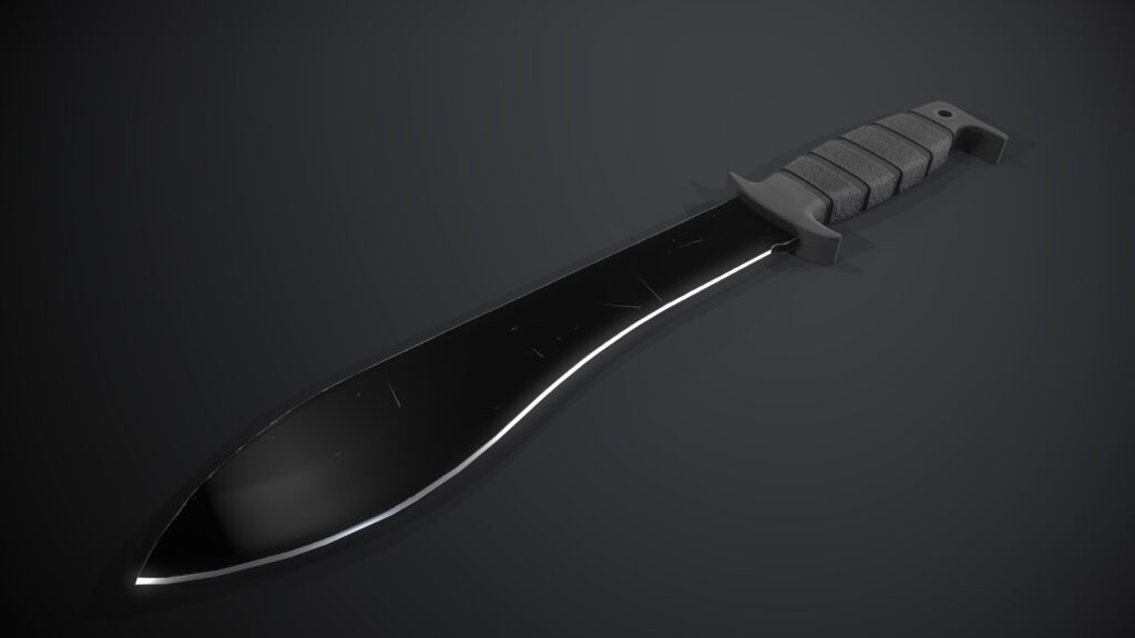 Bolo knife (342970) 3D model - Download 3D model Bolo knife (342970 ...