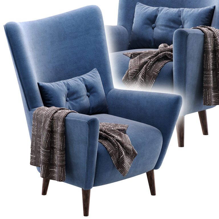 Nosta Armchair (343070) 3D model - Download 3D model Nosta Armchair ...