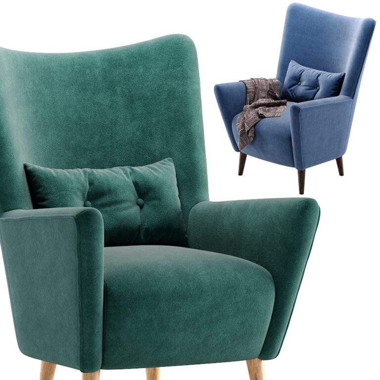 Nosta Armchair (343070) 3D model - Download 3D model Nosta Armchair ...