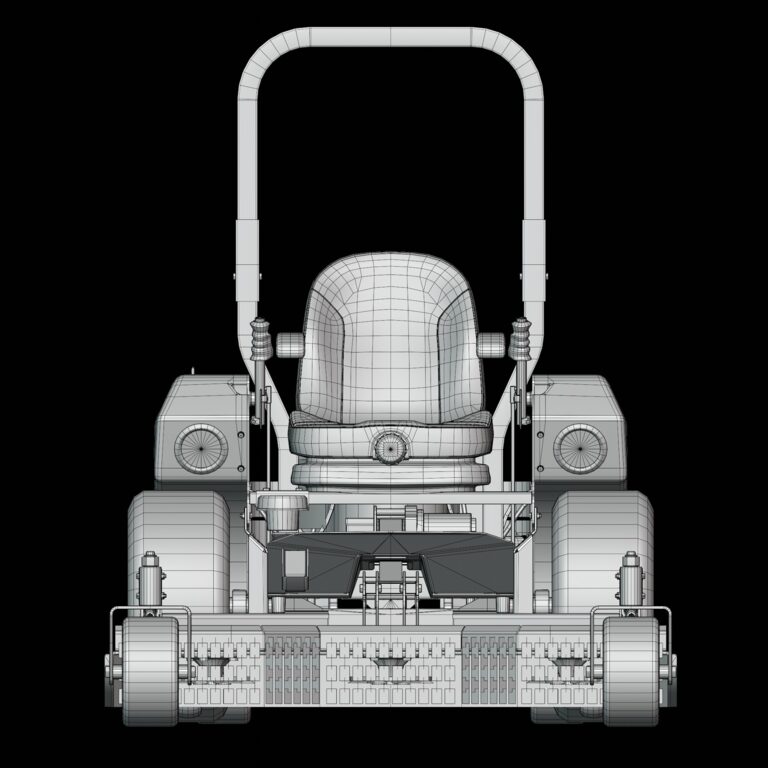 Swisher Big Mow Lawn Mower (343075) 3D model - Download 3D model ...