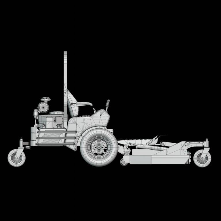 Swisher Big Mow Lawn Mower (343075) 3D model - Download 3D model ...