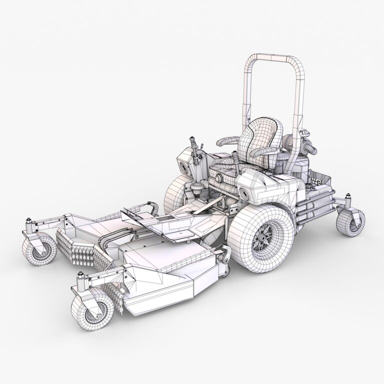Swisher Big Mow Lawn Mower (343075) 3D model - Download 3D model ...