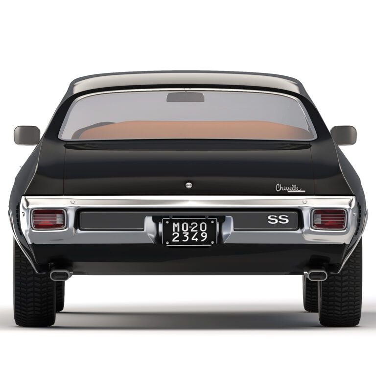 Chevrolet Chevelle SS 454 1970 (343168) 3D model - Download 3D model ...