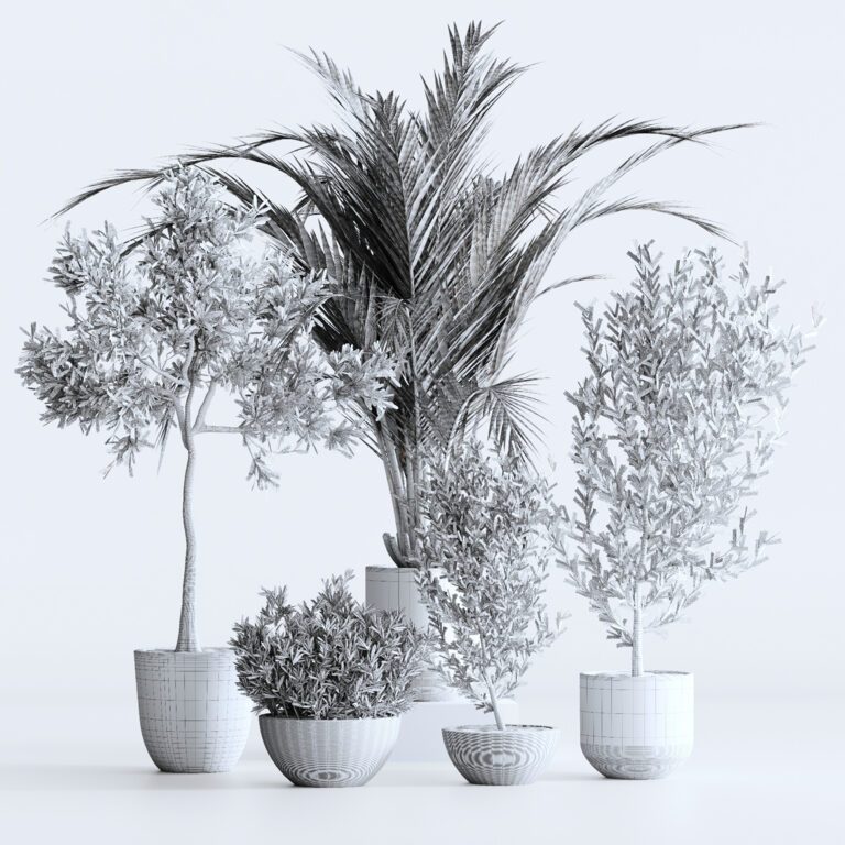 Plant set 05 (343275) 3D model - Download 3D model Plant set 05 (343275 ...