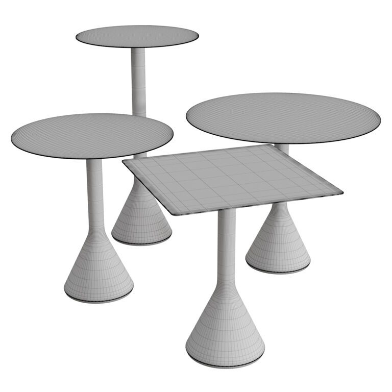 Palissade Cone Table (343346) 3D model - Download 3D model Palissade ...