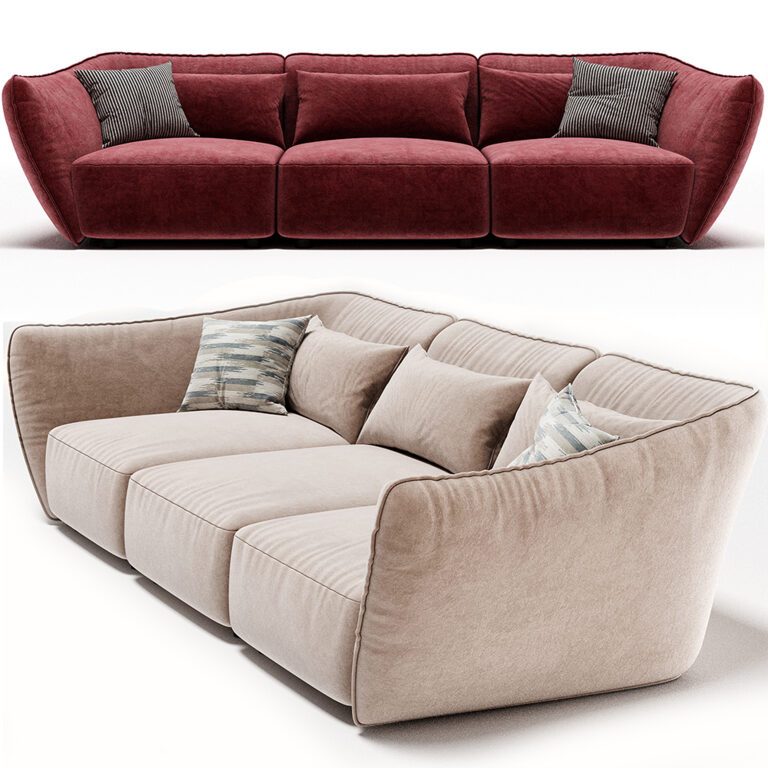 TIMELESS Sofa By Natuzzi Italia (343960) 3D model - Download 3D model ...