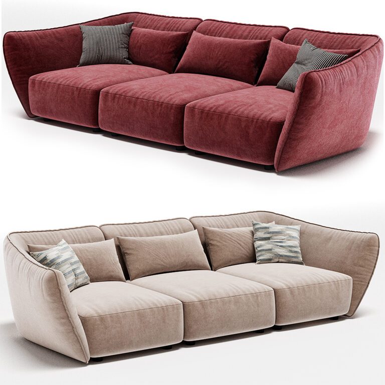 TIMELESS Sofa By Natuzzi Italia (343960) 3D model - Download 3D model ...