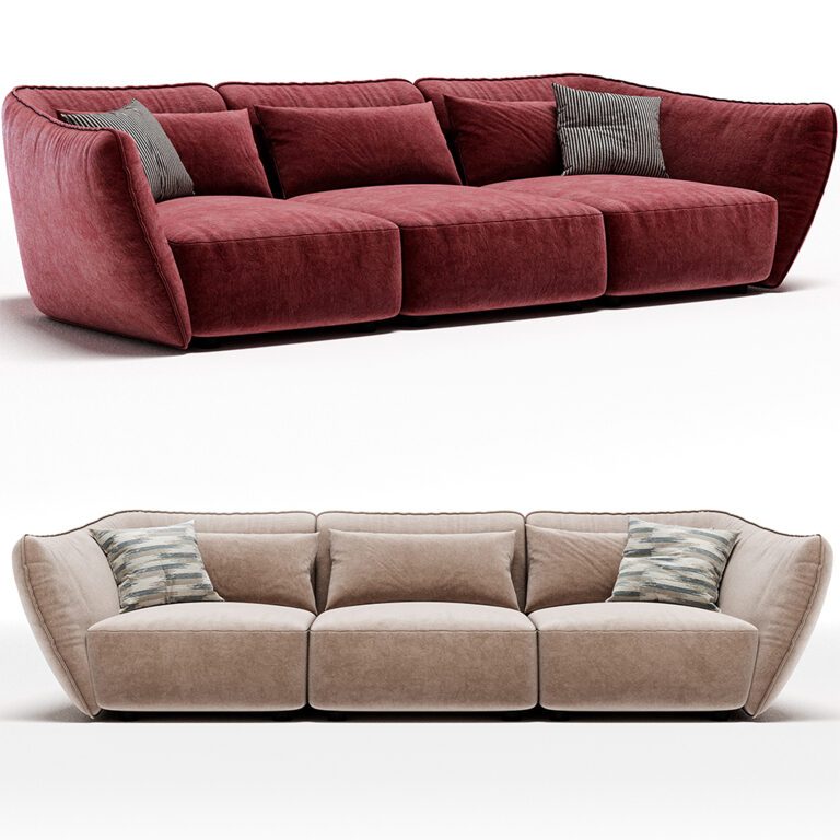 TIMELESS Sofa By Natuzzi Italia (343960) 3D model - Download 3D model ...