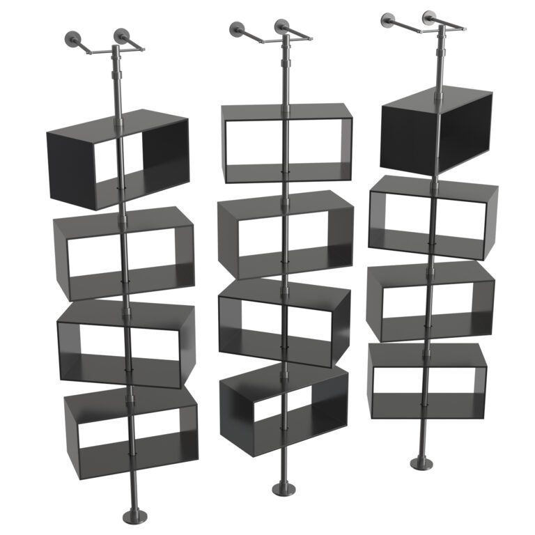 Domino Column Bookcase 344042 3d Model Download 3d Model Domino