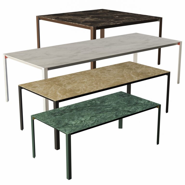 Dining Table Half A Square (344049) 3D model - Download 3D model Dining ...