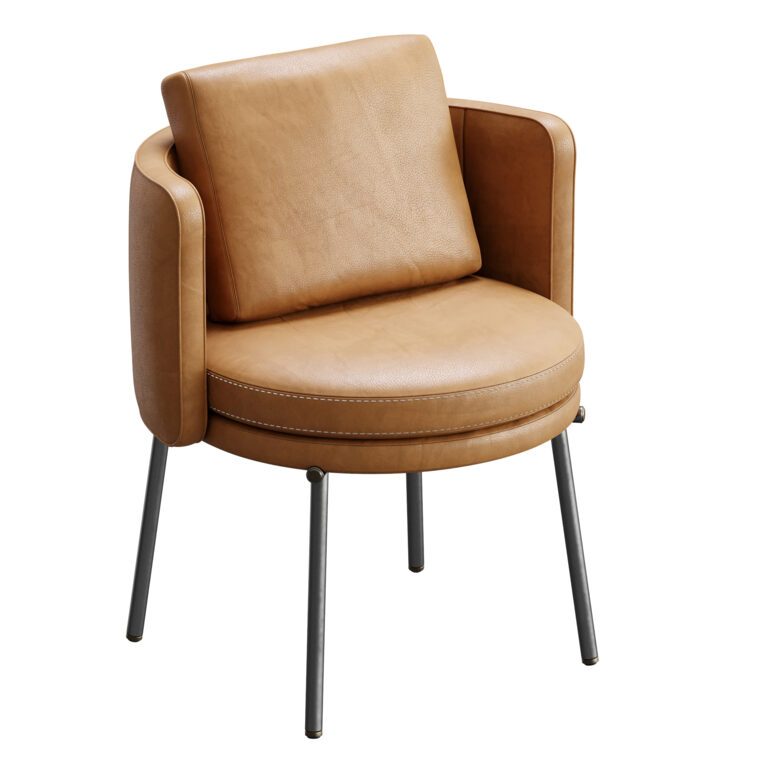 TORII DINING Armchair By MINOTTI (344857) 3D model - Download 3D model ...