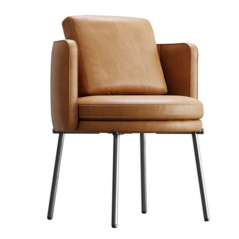 TORII DINING Armchair By MINOTTI (344857) 3D model - Download 3D model ...
