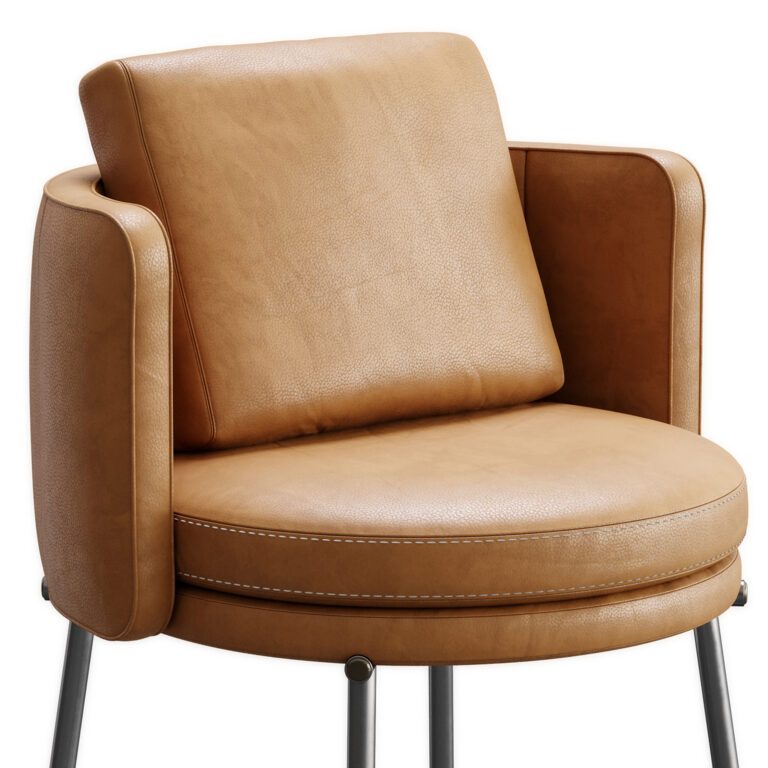 TORII DINING Armchair By MINOTTI (344857) 3D model - Download 3D model ...