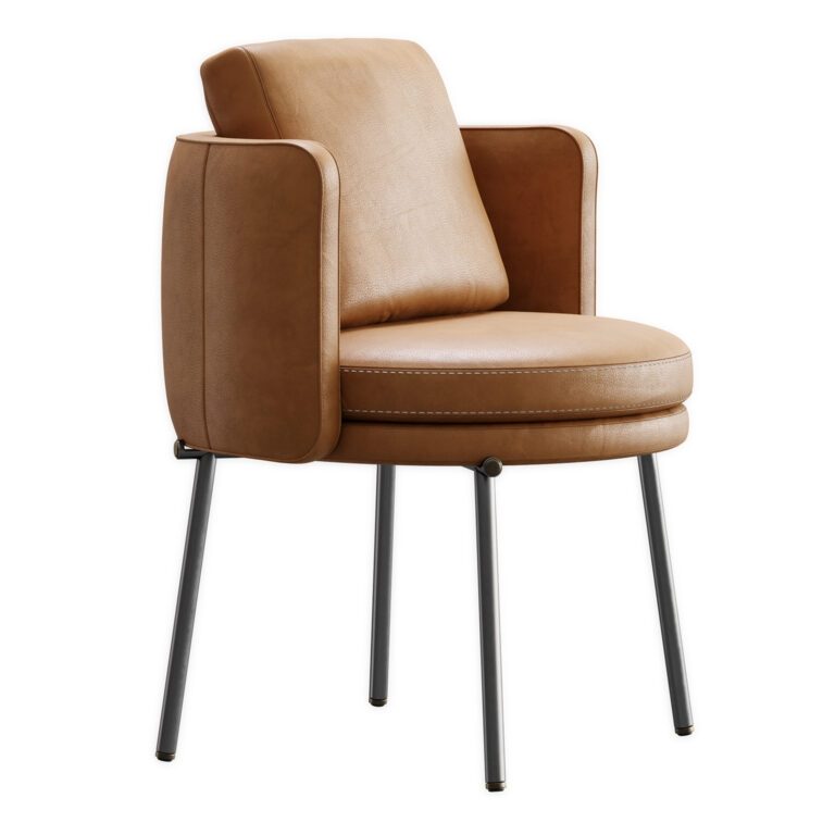 TORII DINING Armchair By MINOTTI (344857) 3D model - Download 3D model ...