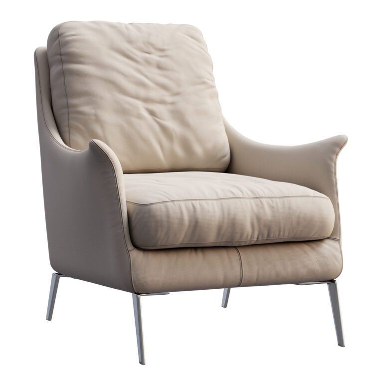 Flexform Boss armchair (344858) 3D model - Download 3D model Flexform ...