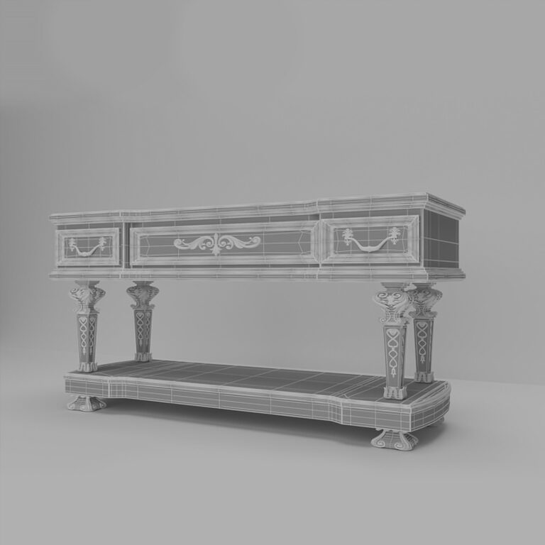 Classic Console (344910) 3D model - Download 3D model Classic Console ...