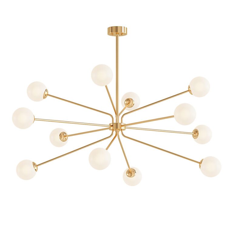 Creative Hand Branch Globes Chandelier (345021) 3D model - Download 3D ...