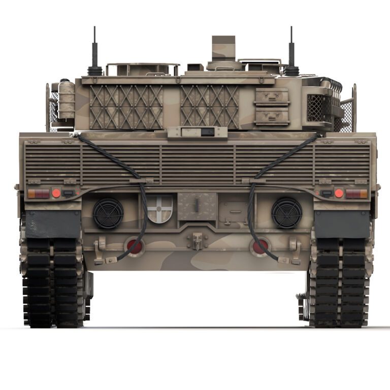Tank Leopard 2A7V 2016 (345118) 3D model - Download 3D model Tank ...