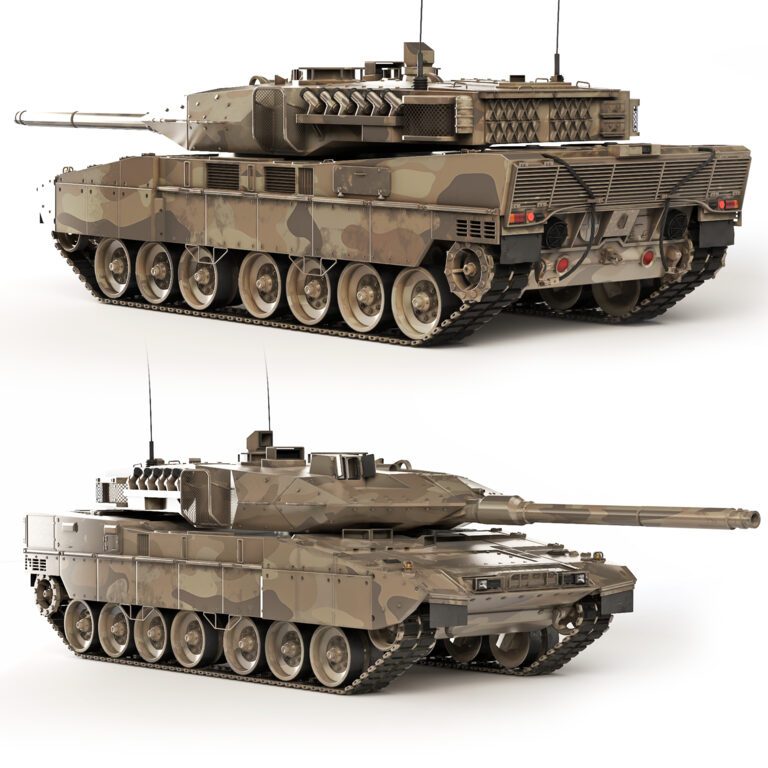 Tank Leopard 2A7V 2016 (345118) 3D model - Download 3D model Tank ...