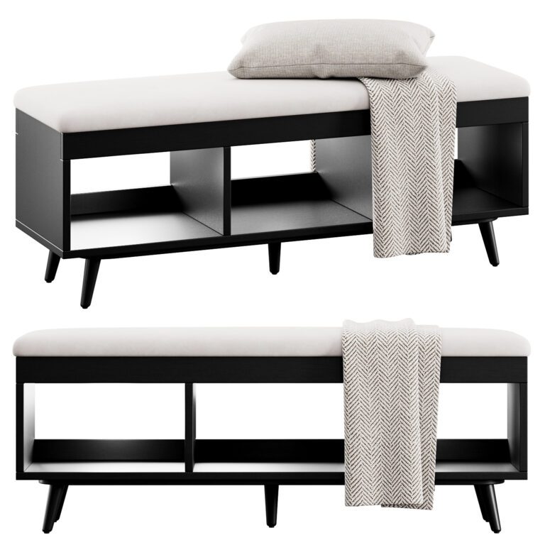 Hungate Storage Bench by Mercury Row (345251) 3D model - Download 3D ...