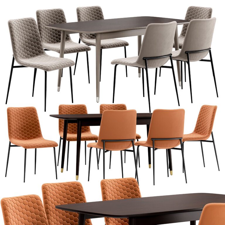 Opus and Garda Decor dining table (345492) 3D model - Download 3D model ...