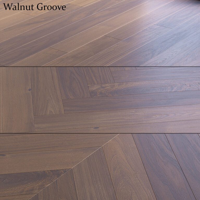 Walnut Groove parquet (345803) 3D model - Download 3D model Walnut ...