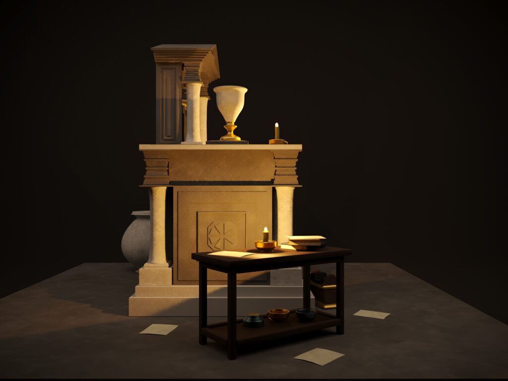 Library/Home office interior 3D models - Download 3D models | 3d-baza.com