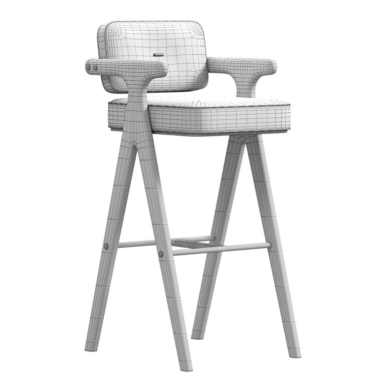 Bernard Bar chair (345977) 3D model - Download 3D model Bernard Bar ...