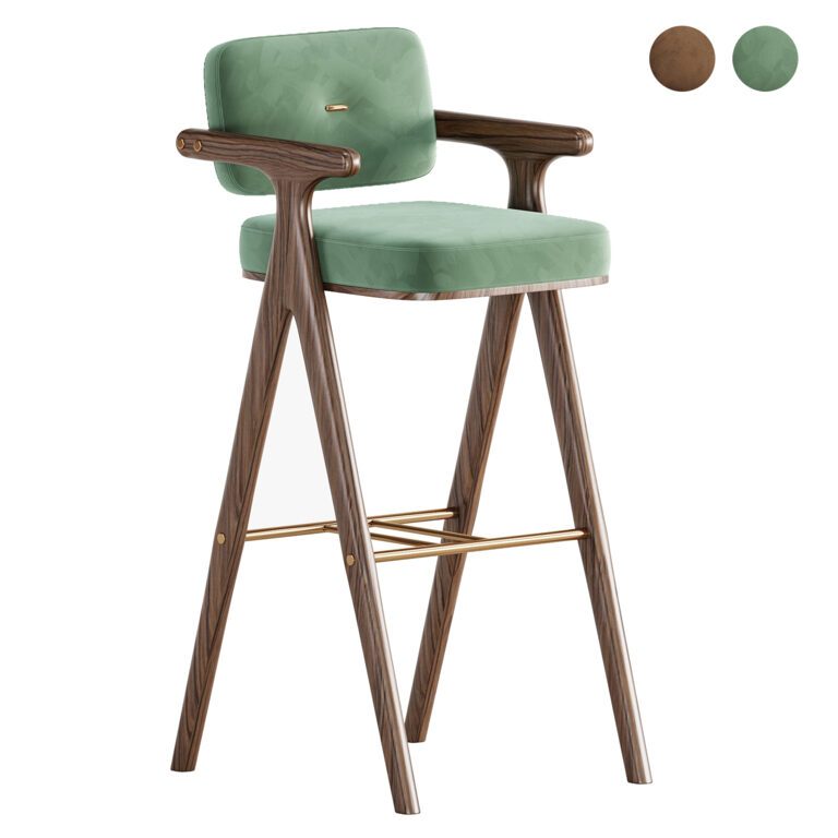 Bernard Bar Chair (346465) 3D model - Download 3D model Bernard Bar ...