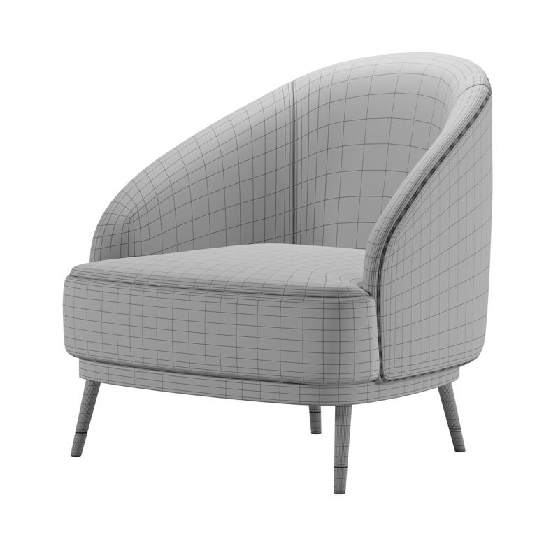 HECTOR Armchair Laskasas (346466) 3D model - Download 3D model HECTOR ...