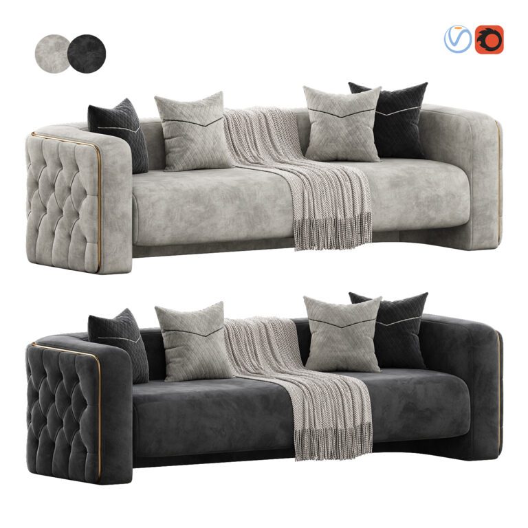 Diamond Luxury Sofa by Evgor (346578) 3D model - Download 3D model ...