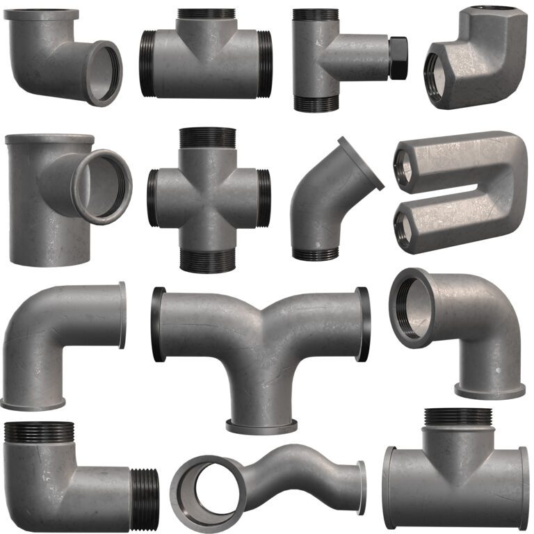 Collection of types valves and fittings (346769) 3D model - Download 3D ...